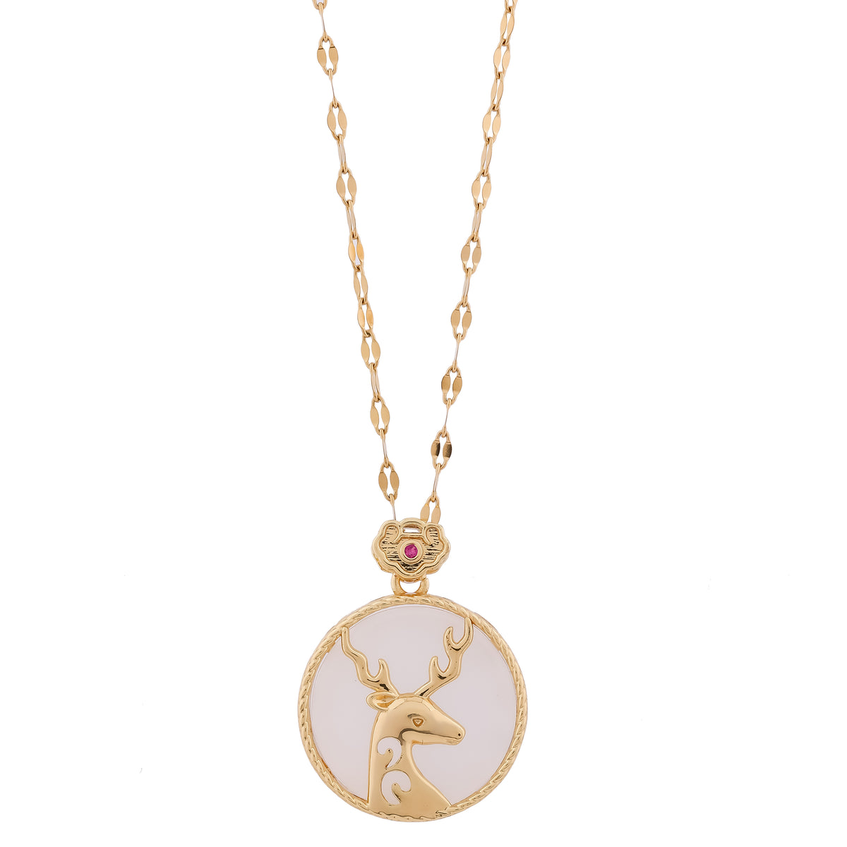 Deer Galaxy chain Pendant necklace – Ginostone
