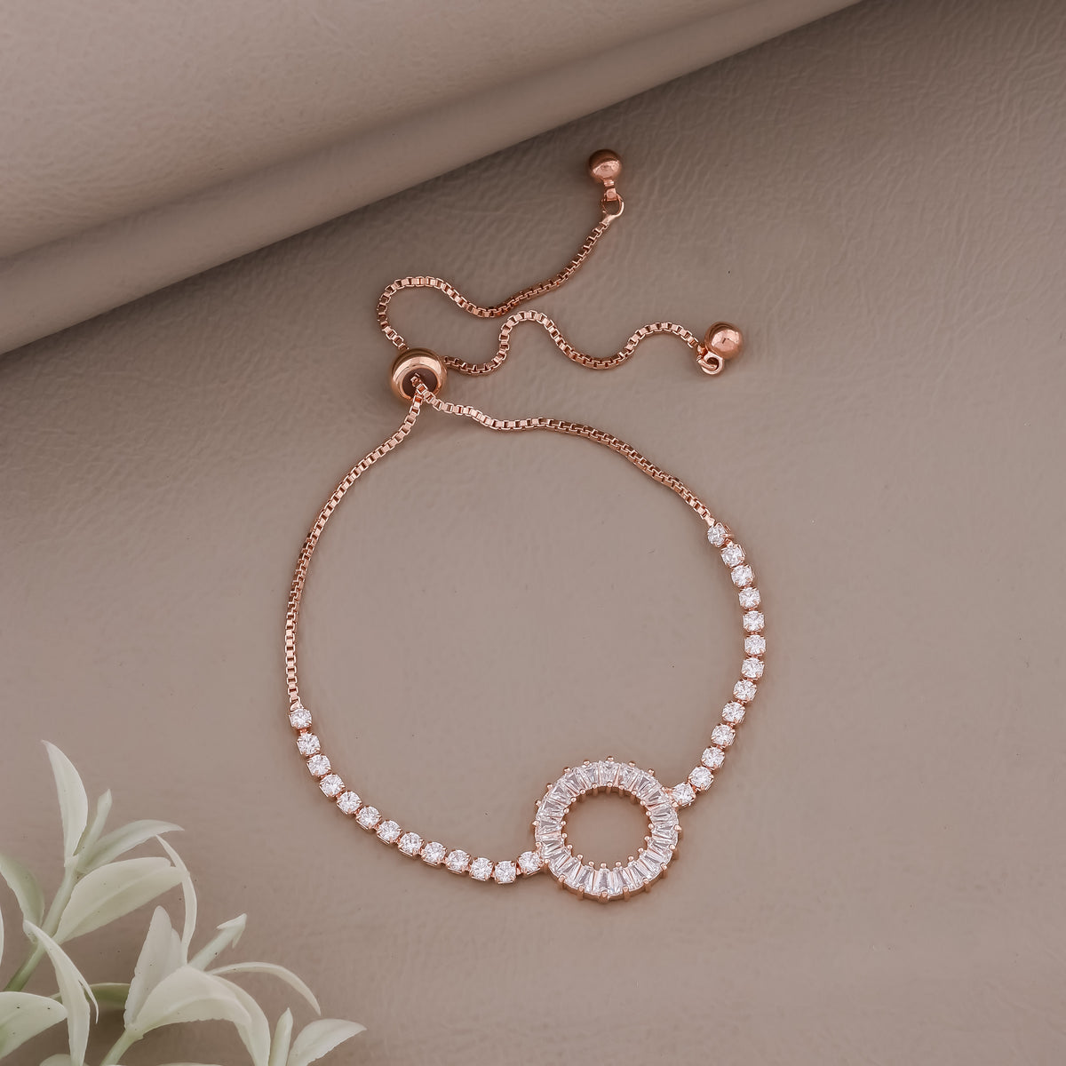 Round Adjustable Slider Bracelet GWB -5 – Ginostone